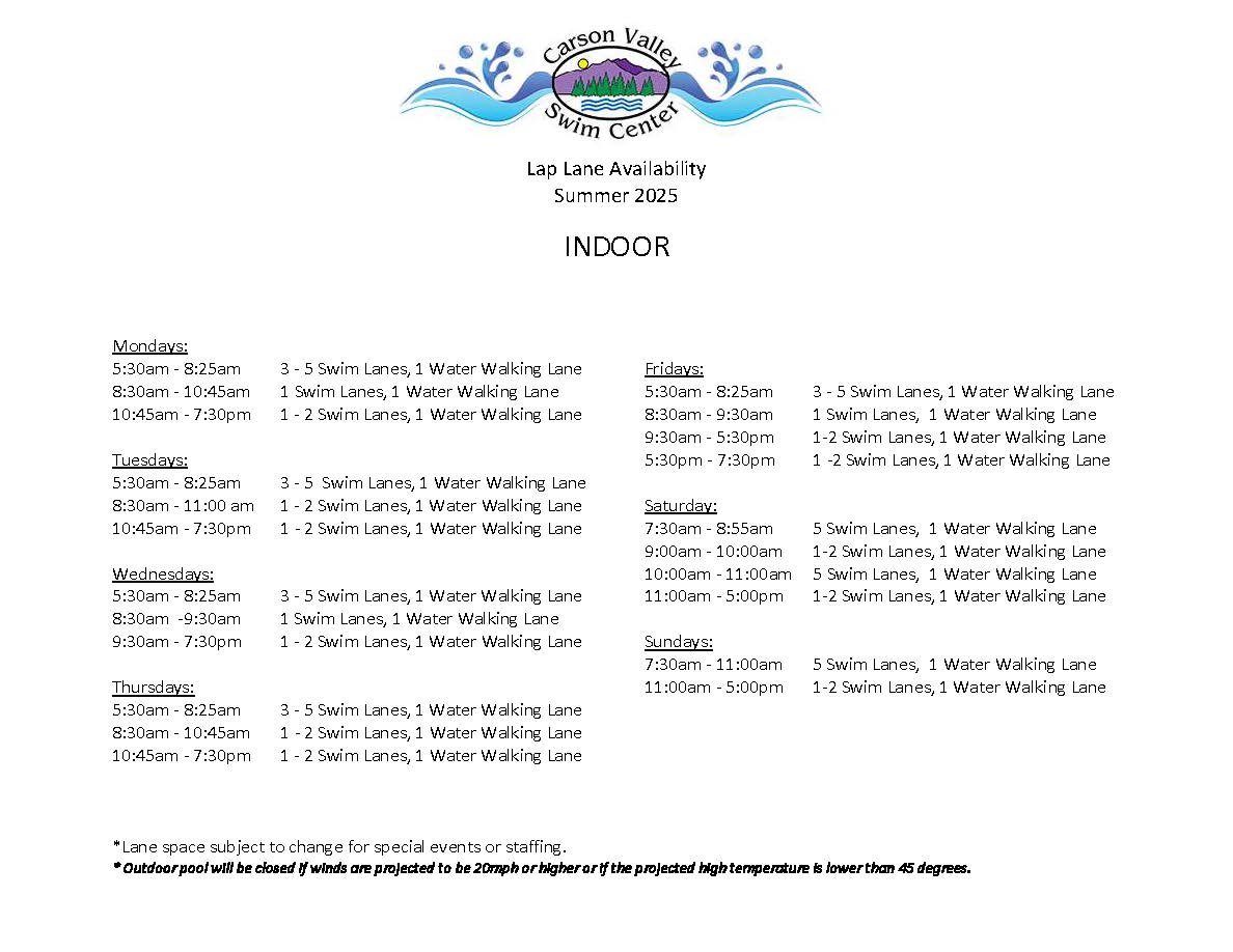 Pool Availability & Lifeguard Positions in Minden, NV | Carson Valley ...